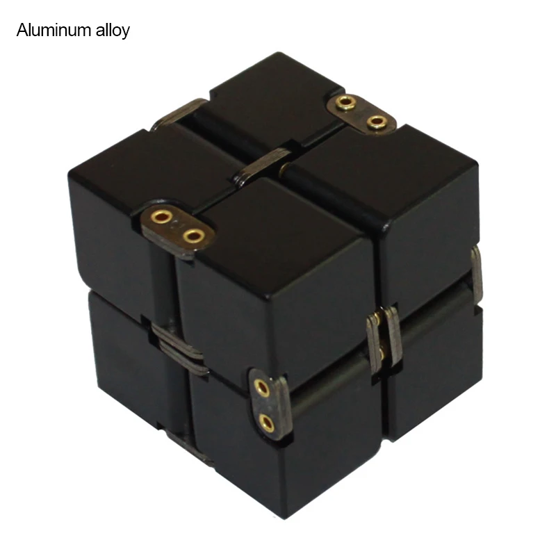 Aluminum-Alloy-Infinity-Cube-Fidget-Cube-Toy-for-Children-Fidget-Finger ...
