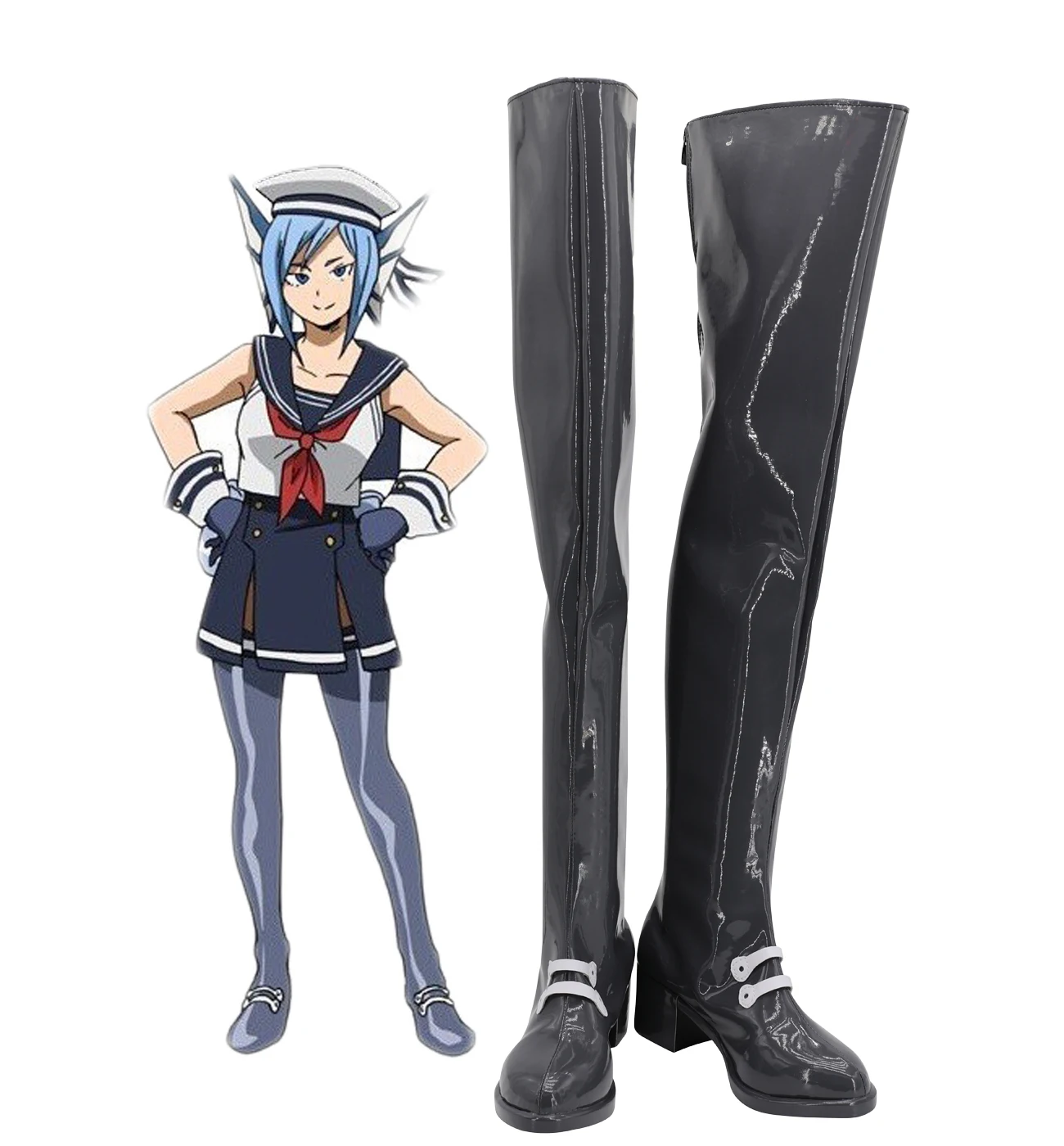 Boku No Hero Academia Sirius Cosplay Boots Black Shoes My Hero Academia ...