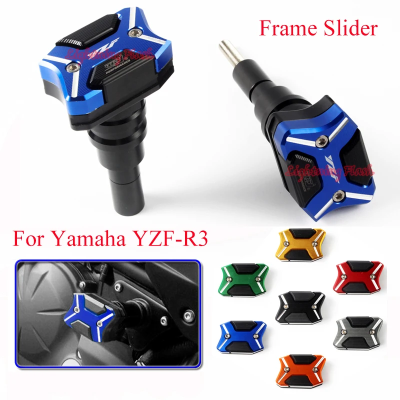 Yamaha R3 Motorcycle Motorcycle Frame Sliders For Yamaha YZF R3 2015 ...
