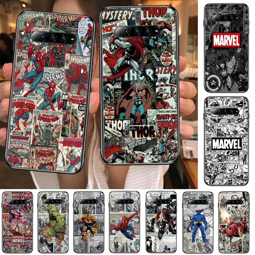 Marvel-Comics-Phone-Case-para-xiaomi-redmi-Black-Shark-4-Pro-2-3-3s ...