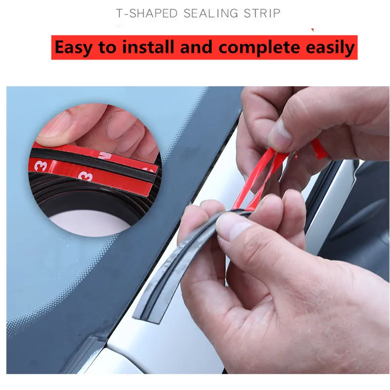 6m 7m Car Window Sealant Rubber Sticker Sunroof Triangular Window ...