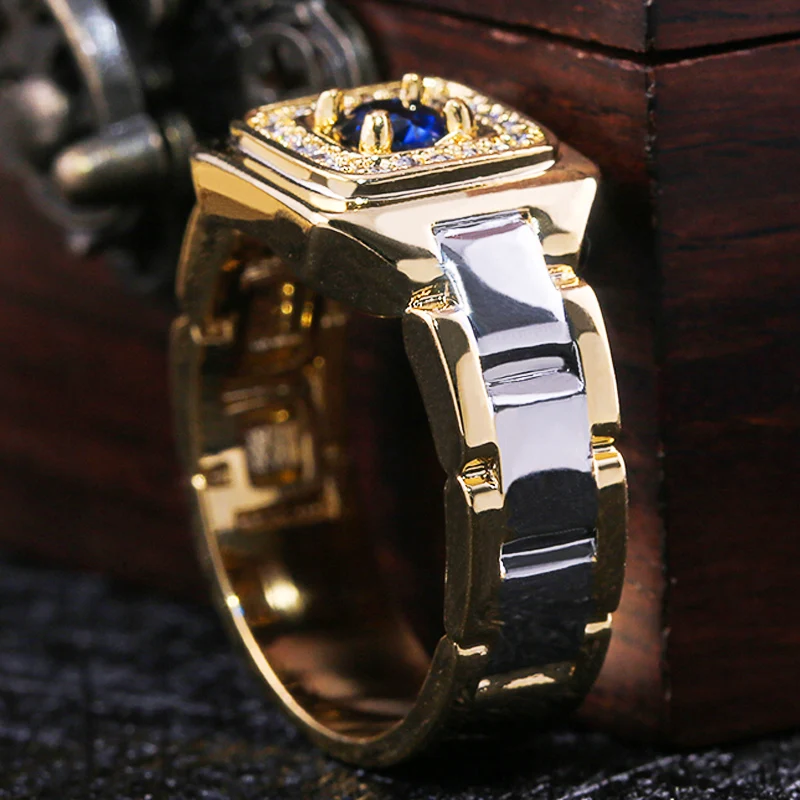 Huitan-anillos-de-fiesta-para-hombre-con-forma-de-reloj-creativo-dise-o ...