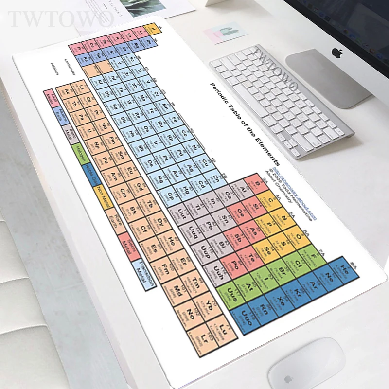 Mouse Pad Gamer Computer Large Hd Keyboard Pad Mouse Mat Periodic Table ...