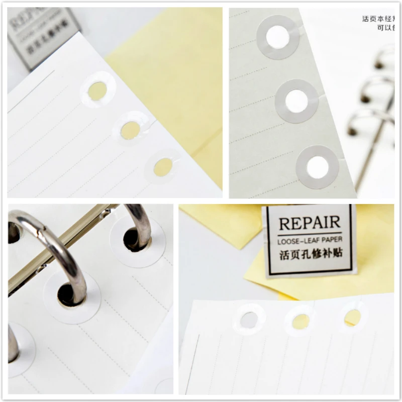 Binders & Covers Kanmido &Note Binder Hole Sticker Labels For Double ...