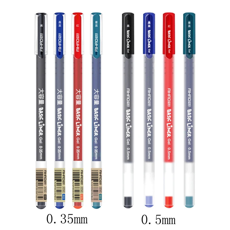 12pcs-lot-Aihao-Gel-Pen-Full-Needle-Tube-Large-Capacity-Disposable-Gel ...