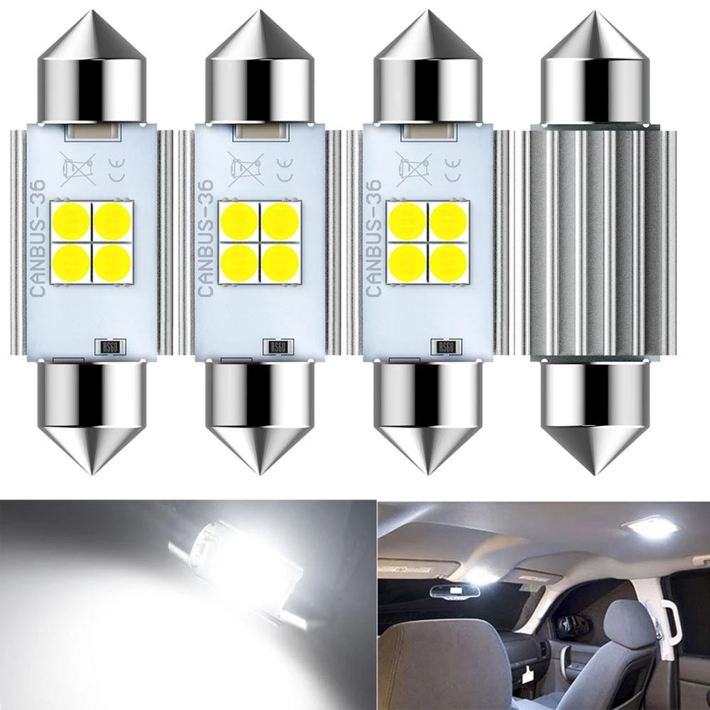 2pcs 31mm 36mm 41mm C5W Led Canbus Car Interior Light Bulb for Mercedes ...