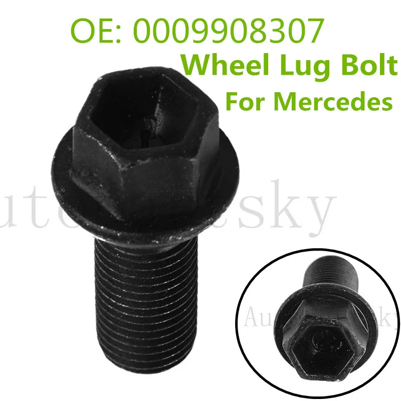 0009908307 0009904907 ホイールラグナット用メルセデスベンツ ML320 ML55 E320 E500 E55 SL550 ...