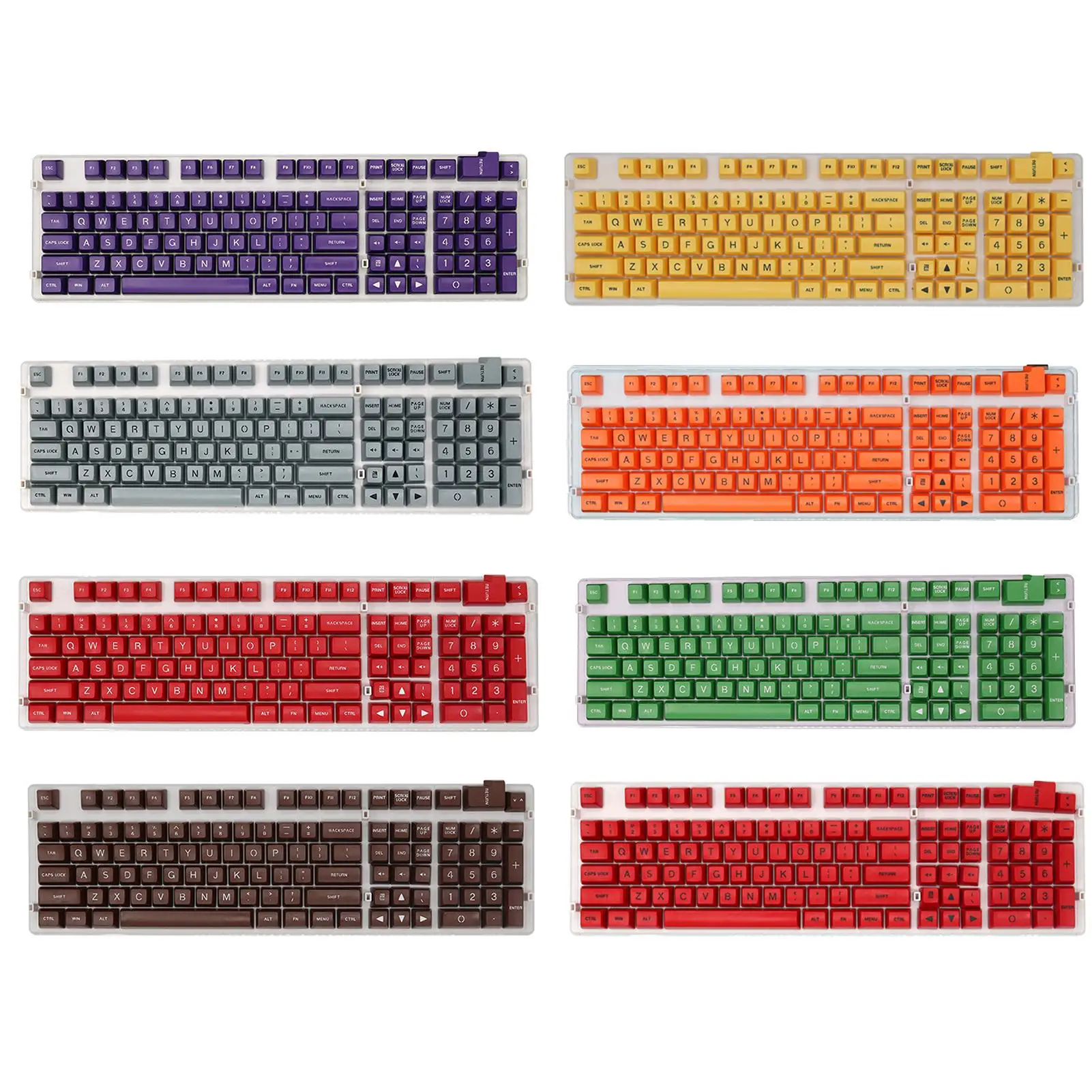 108Pcs-Universal-Key-Caps-Bright-Color-Backlit-Keycaps-for-Mechanical ...
