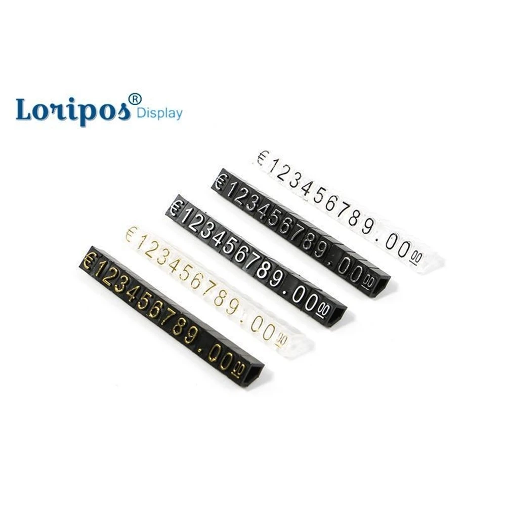 Mini Price Numeral Cubes Assembly Blocks Stick Combined Number Digits ...