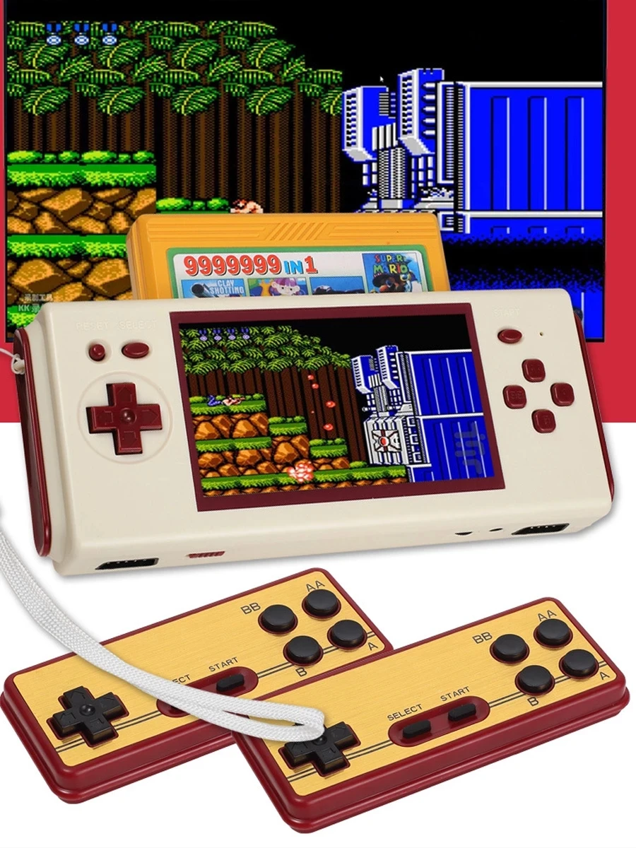 4-3-inch-HD-Wireless-Two-Player-Red-And-White-Handheld-Game-Console ...