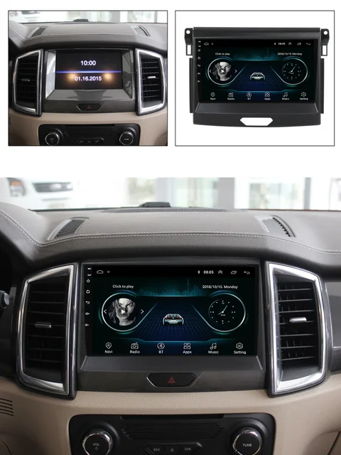 9″ Newest Android 11 Smart Car Radio Video Player For Ford Ranger T7 ...