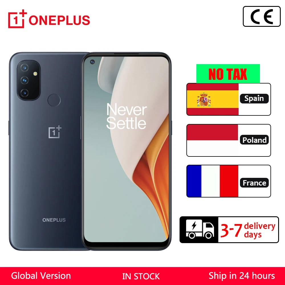 Smartphone be2011, oneplus nord n100, versão global, 4gb, 64gb, 6.52 ...