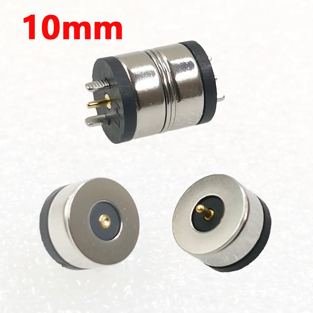 2-10pcs-Mini-10mm-Diameter-Magnetic-Charging-Connector-Pogo-Pin-Male ...