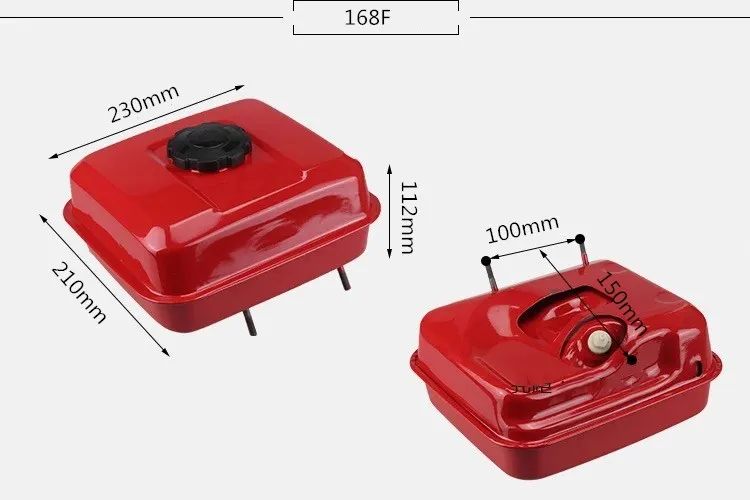 1PC-WHITE-RED-FUEL-TANK-ASSEMBLY-FITS-HONDA-GX140-GX160-GX200-168F-170F ...