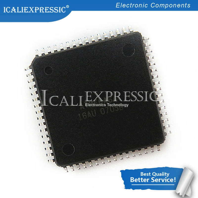 1pcs Atmega64-16au Atmega64 16au Tqfp-64 8bit 64kb New And Original In ...