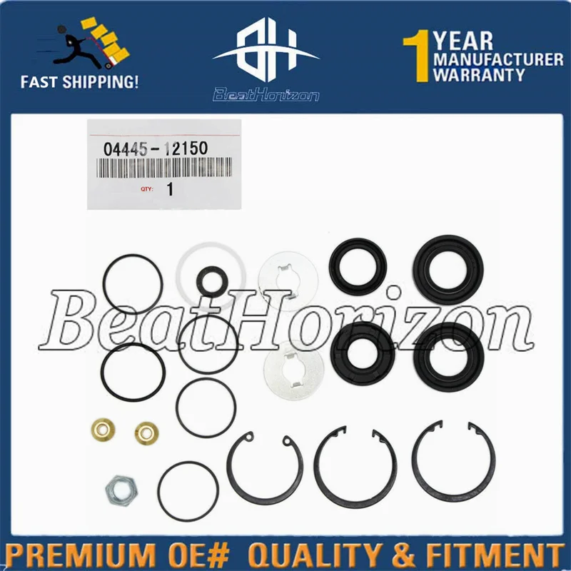 Power Steering Assembly Kit Gasket For Rack & Pinion For Toyota Corolla ...