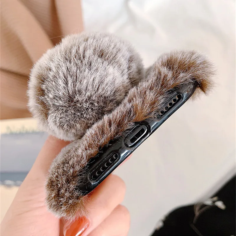 Кроличьей шерсти чехол для спортивной камеры Xiao mi Red mi Note 8 7 6 ...