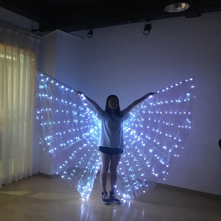 Led Luminous Wings Angel Lighting Props Rental Customized Luminous ...