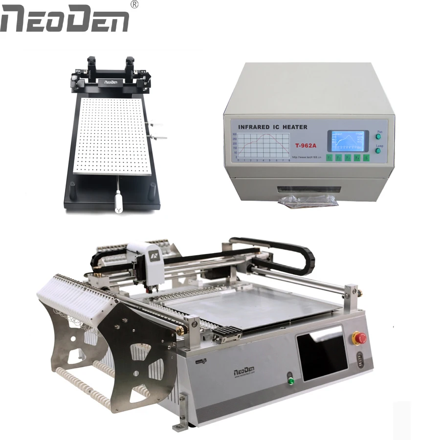 NeoDen3V 220V/110V desktop pick and place machine for SMT production ...