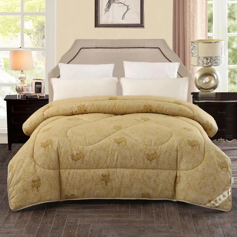 Vescovo Winter Camel Wool Bedspread Comforter 150*200 Winter Quilt And ...