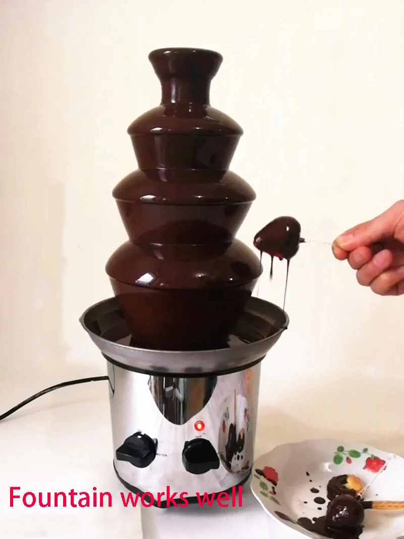 4-layer-Chocolate-fountain-machine-Household-small-waterfall-machine ...