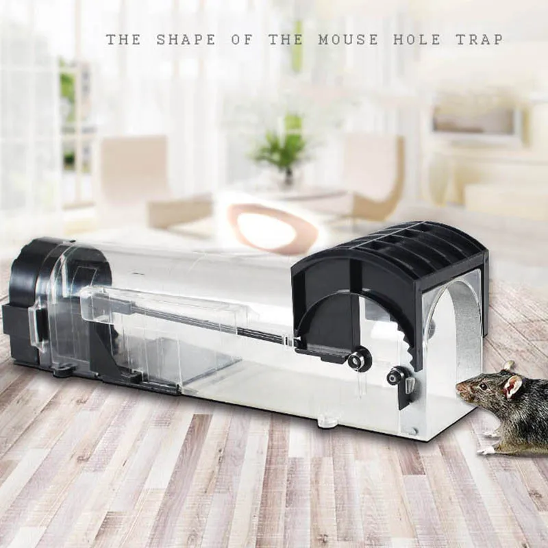 Smart Mouse Trap Humane Clear Plastic No Kill Rodents Catcher Mice ...