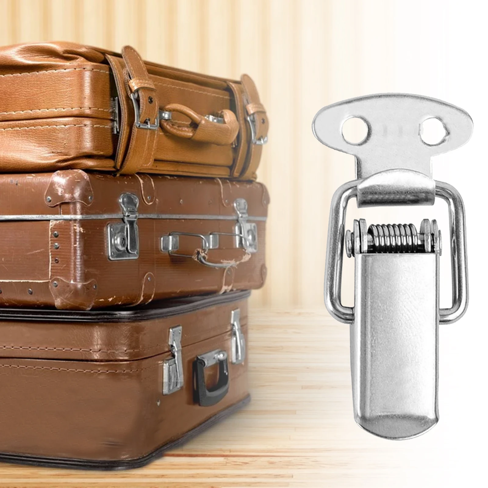 6 Pcs Durable Stainless Steel Tension Lock Cap Lock Cabinet Boxes ...