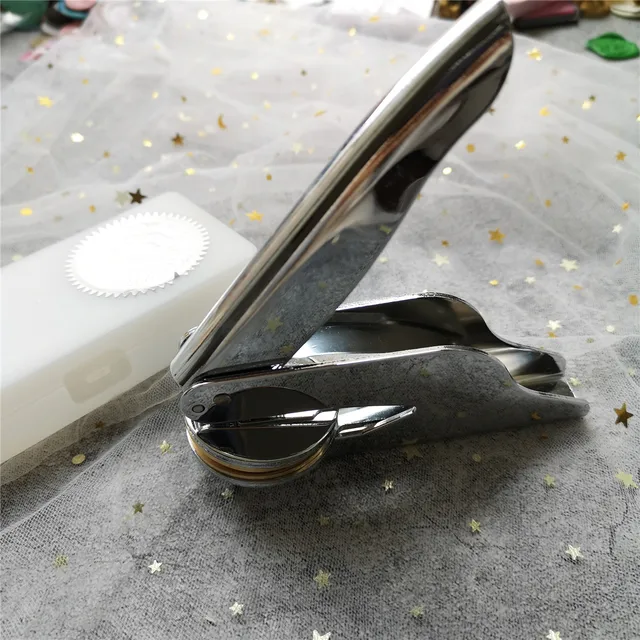 Sello personalizado con relieve para boda, grabado de corona con iniciales, grabado de mano