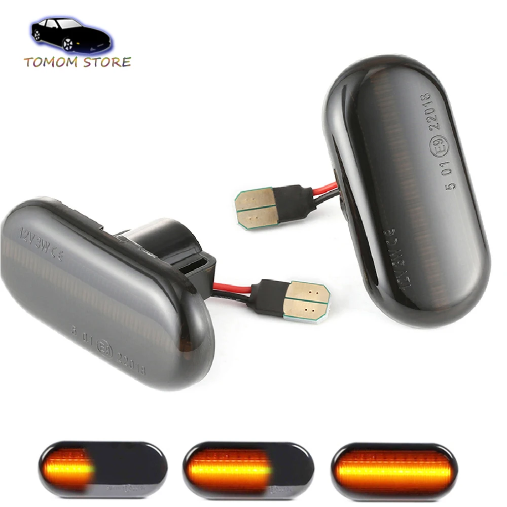 Sequential-Blinker-LED-Side-Marker-Turn-Signal-Light-For-Renault-19-1-2 ...