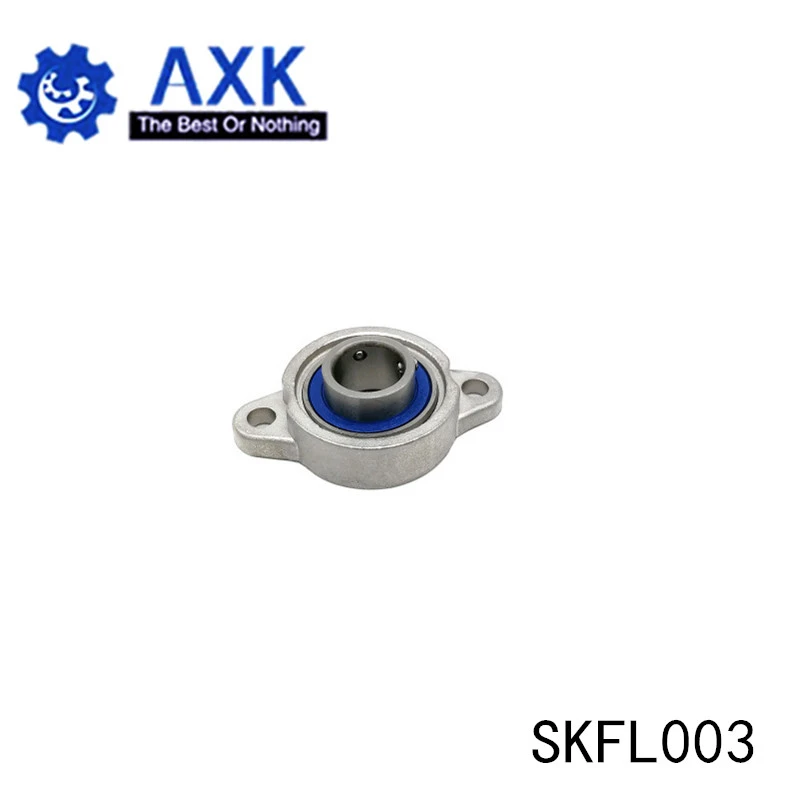 SKFL003 Bearing Shaft 17mm ( 1 Pc ) SSKFL003 Stainless Steel Pillow ...