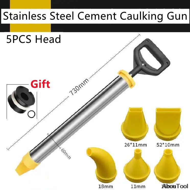 Filling Corners Caulking Gun Anti-Extrusion Simple Gun Large Flat Mouth ...