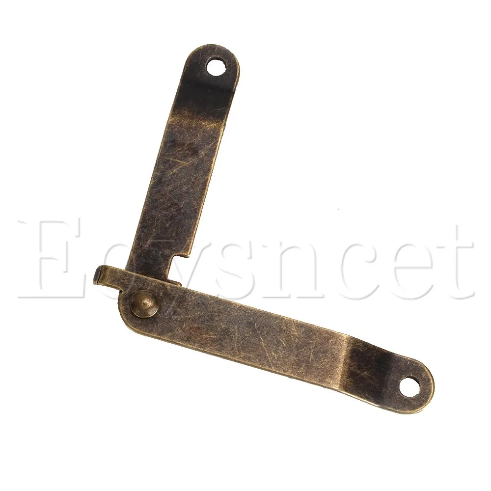 2pcs Bronze Furniture Decorative Lid Support Hinge Stay S Size Home ...