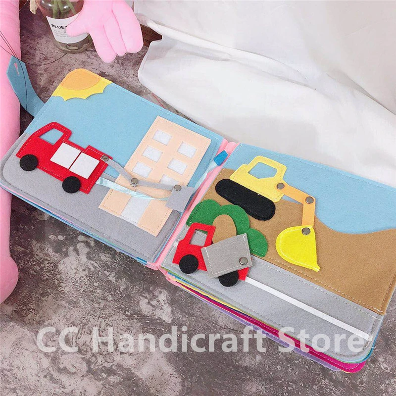 Новинка войлочная ткань для поделок тихая книга готовая книга для