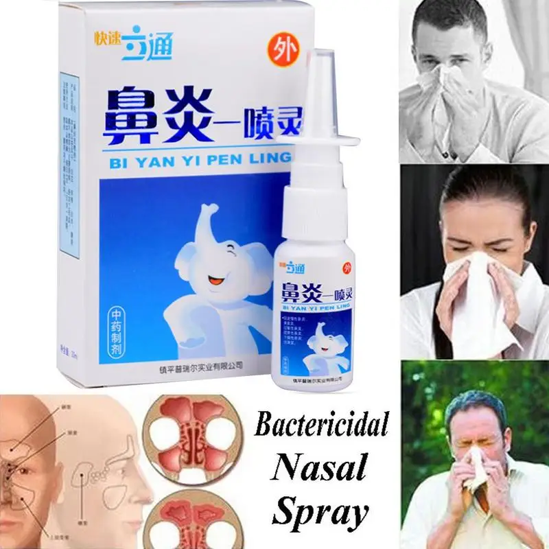 Chinese Traditional Medical Herb Spray Nasal Spray Rhinitis Treatment ...