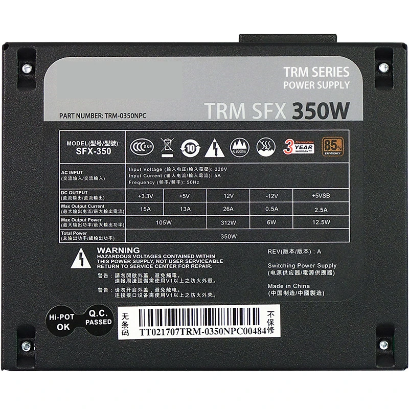 Original PSU For Thermaltake(Tt) 350W ITX SFX Recreational Machines ...