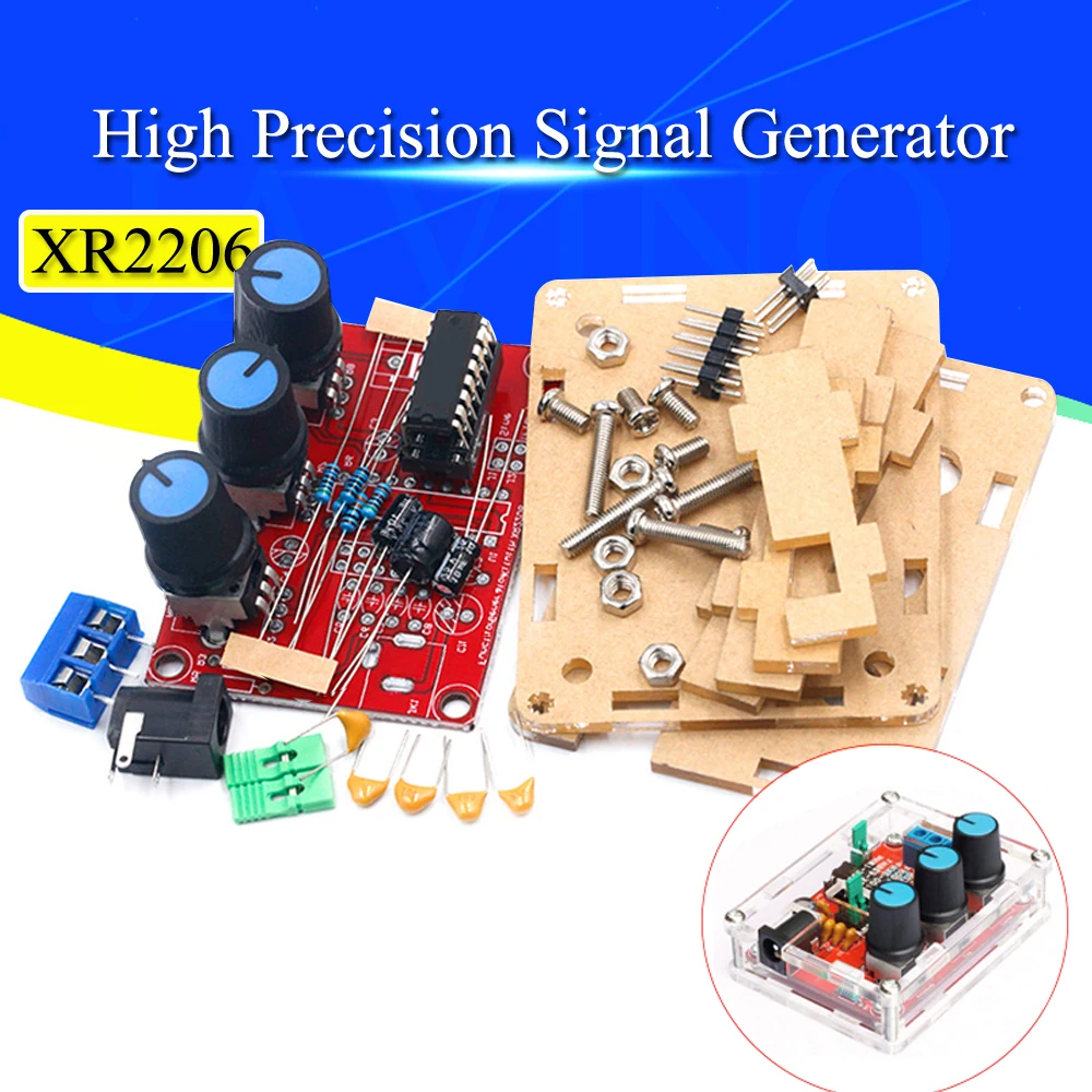 1Hz-1MHz-XR2206-Function-Signal-Generator-DIY-Kit-Sine-Triangle-Square ...