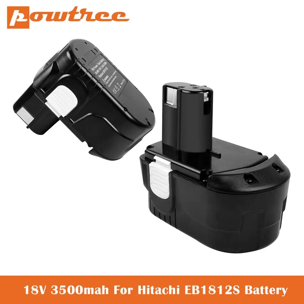 18V 3.5Ah EB1814S Replacement Battery for Hitachi 18 volt Battery ...