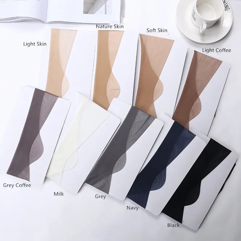 Collant,Collants transparents en Nylon Ultra-fins pour femmes, collants ...