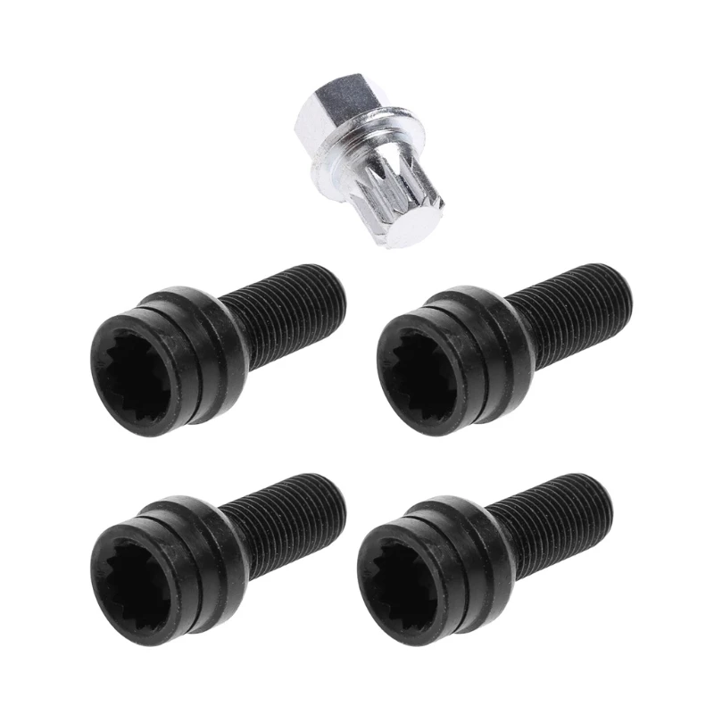 Wheel Bolt Lock Lug Nut Set With Key 4+1 For VW Golf Jetta Beetle ...