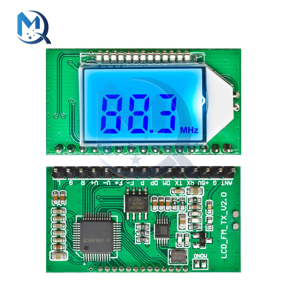 Digital Stereo FM Radio Transmitter/Receiver Module 87-108MHz Frequency ...