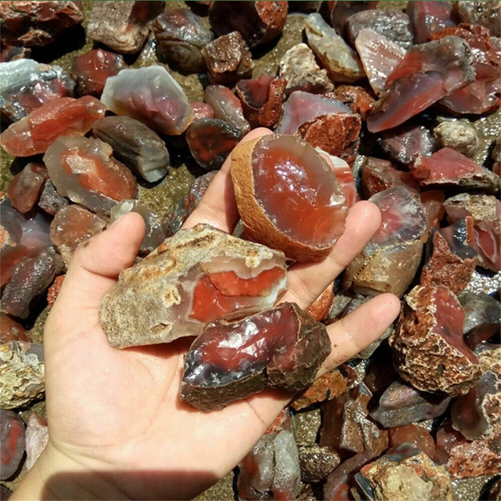 100g Bulk Lot Natural Rough Carnelian Raw Stone Crystal Red Agate ...