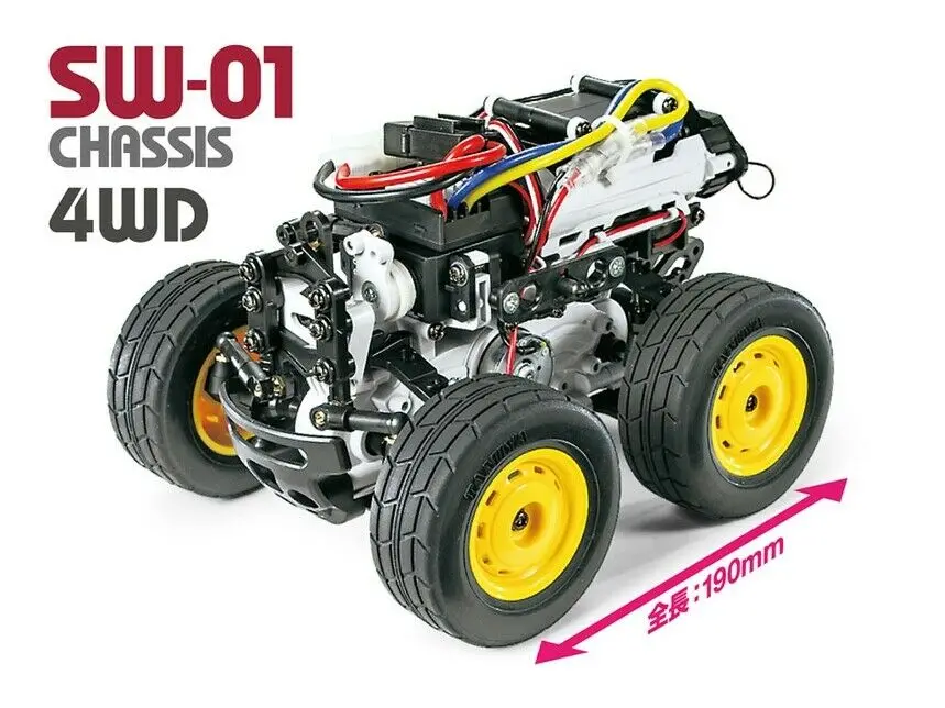 Tamiya 57409 1/24 RC Comical 4WD Wheelie SW01 шасси Ланч-бокс мини комплект купить в OCHA.RU