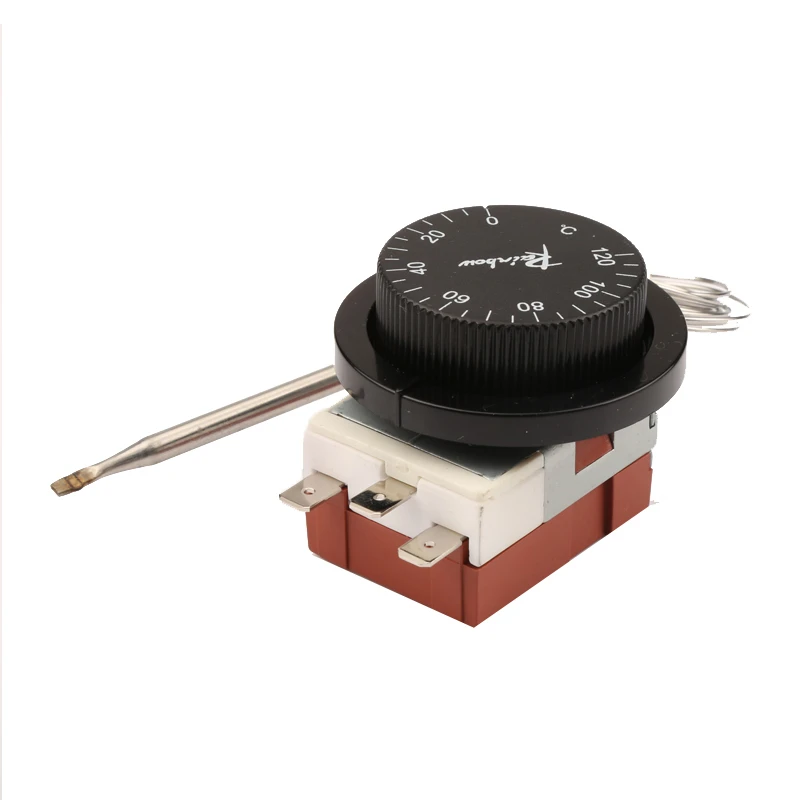 0 120°C Korea Rainbow Capillary Adjustable Thermostat 3 pin Tempering ...