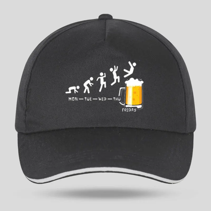 New Summer Hot sale Friday Beer Fashion Funny Print Men's Baseball Caps ...