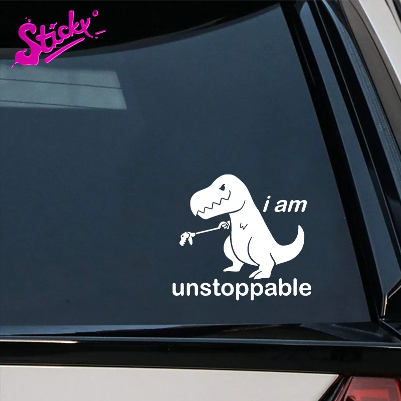 T Rex Unstoppable Sticker
