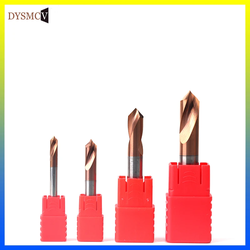 1pc Hrc60 3mm 4mm 5mm 6mm 8mm 10mm 90 Degree Spot Drill Bit For ...
