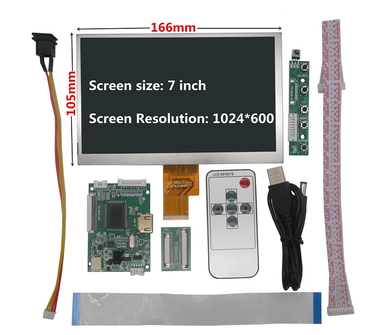 7 Inch LCD Display Monitor Mit HDMI Kompatibel Fahrer Control Board Für ...