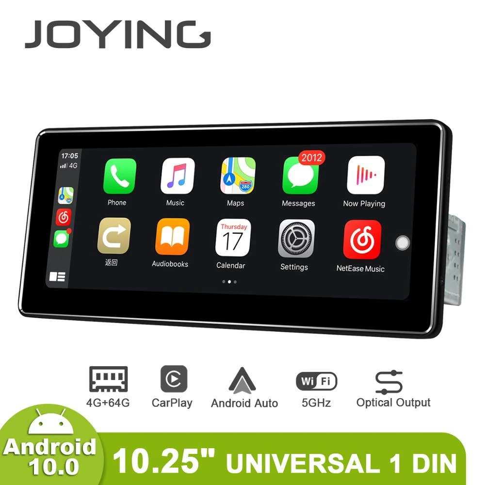 10.25"central Multimidia 1 Din Android Auto 4gb 64gb Universal Car ...