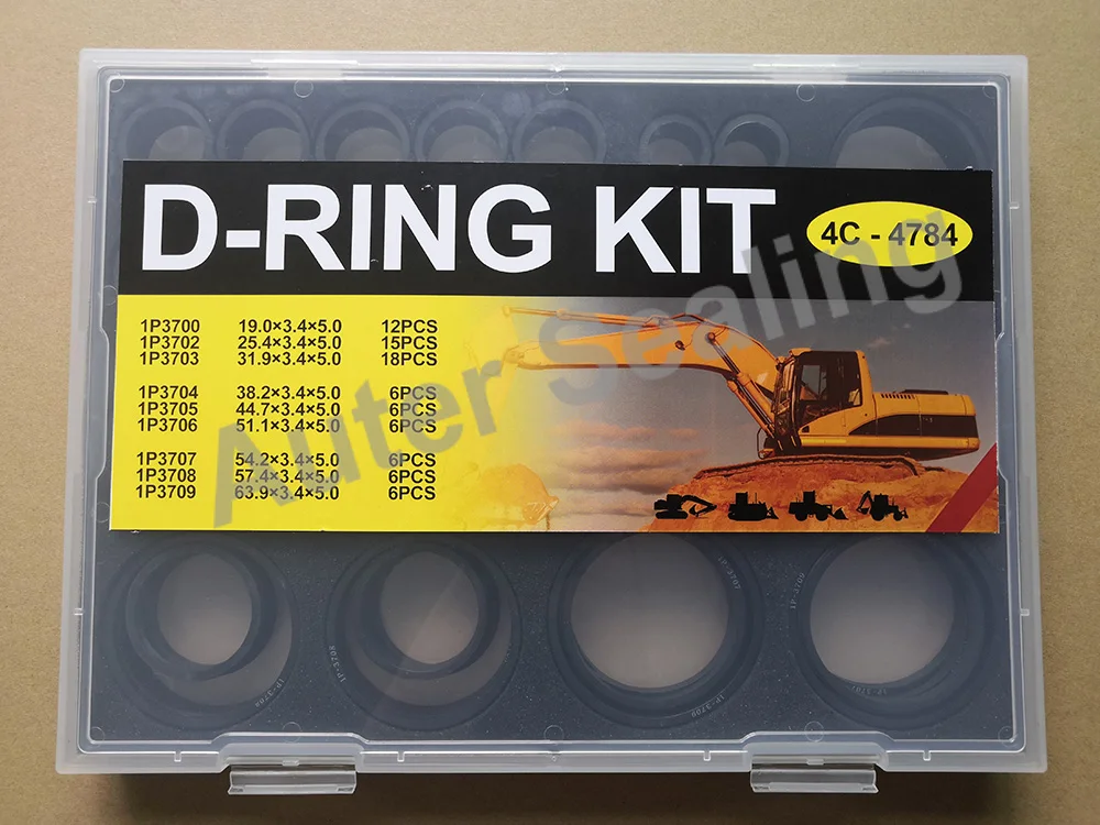 Kit de anillo D para Cat 4C4784, caja de anillo redondo para excavadora ...
