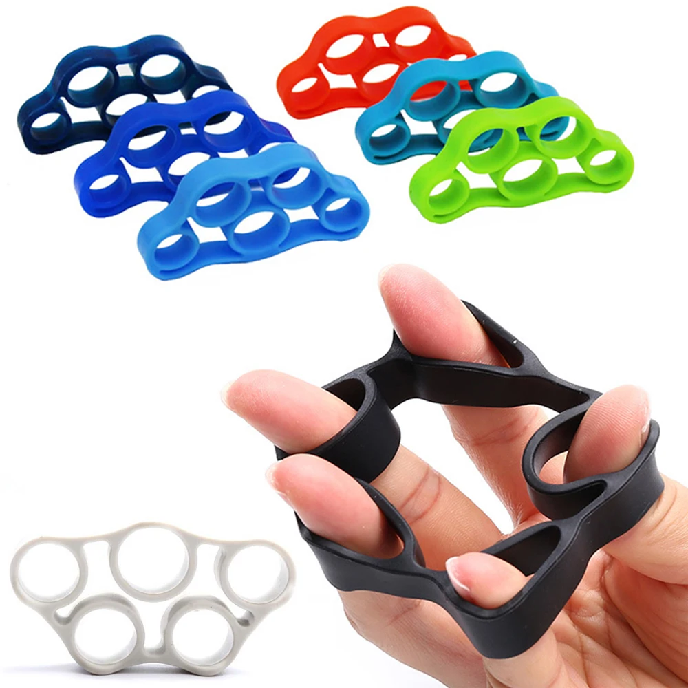 Finger Hand Grip Silicone Ring 3 Levels Grip Ring Gripper Strengthener ...